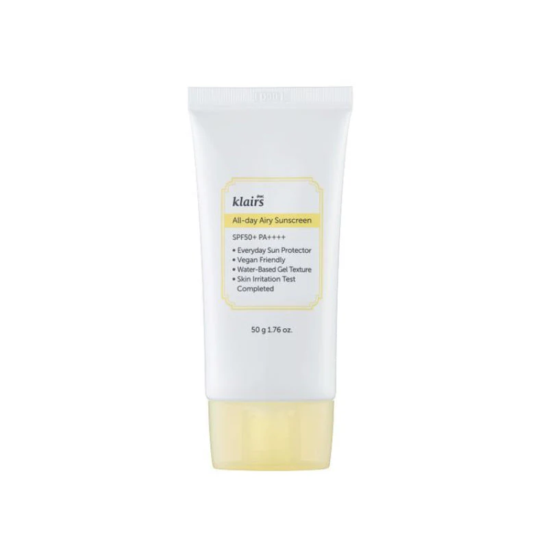 All-day Airy Sunscreen SPF50+ PA++++ - Korean Skincare